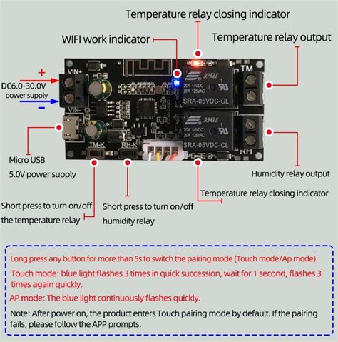 Taidacent Wireless Humidity And Temperature Sensor Esp8266 Wifi App
