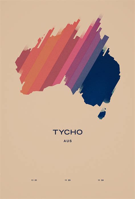 Tycho Posters Collection 3 Awake 20132015 Fonts In Use