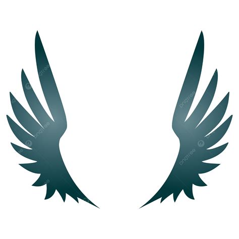 Image Of An Eagles Wings A Symbol Of Power Vector Wing Templates