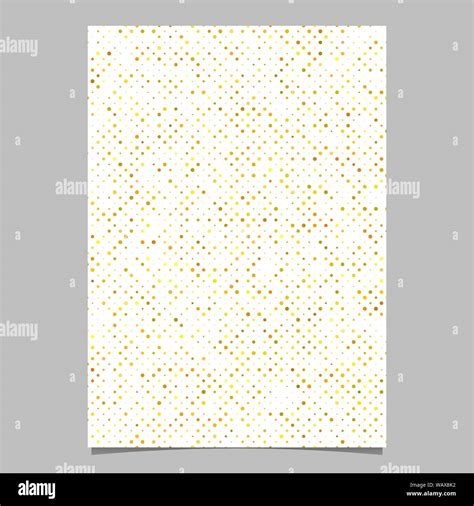 Yellow Abstract Circle Pattern Brochure Background Vector Stationery Template Design Stock