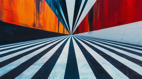 Premium Photo A Striking Vanishing Point Perspective Captures The