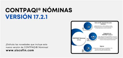 CONTPAQi Nóminas Siscofin Distribuidor Monterrey