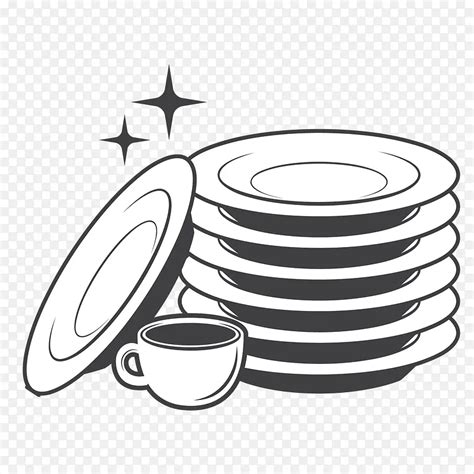 矢量手绘清洁碟子png图片素材下载图片编号9556037 Png素材网