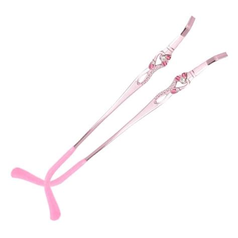Dropship 1 Pair Women Rhinestone Rimless Glasses Temples Legs Metal