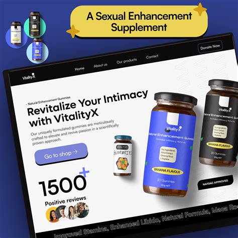 Sexual Gummies Landing Page Ui Design Behance