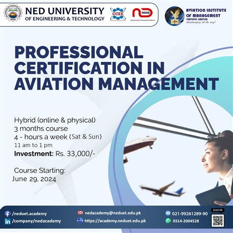 Professional Certification In Aviation Management Ned Academy Ccee Cmpp Ptmc