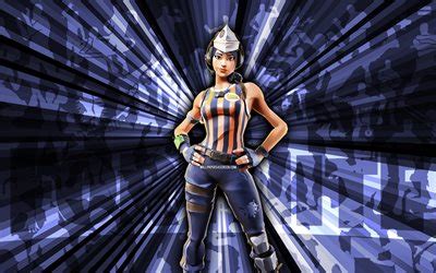 Descargar 4k Sargento Chisporroteante Fortnite Fondo De Rayos Azules