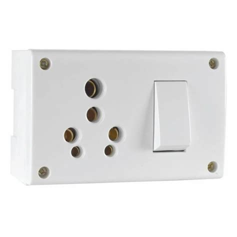A Modular Switch Socket Combination S S Combined Box PVC At Best Price In Ahmedabad