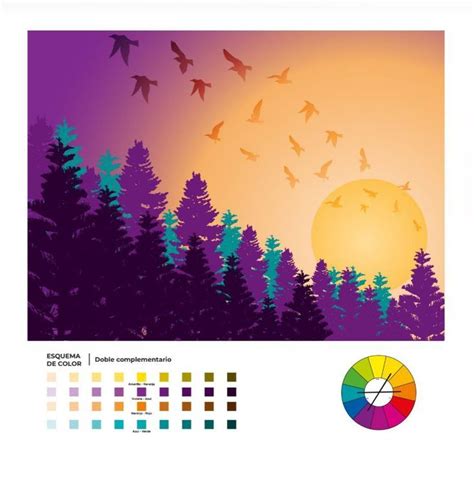 Doble Complementario Esquema De Color