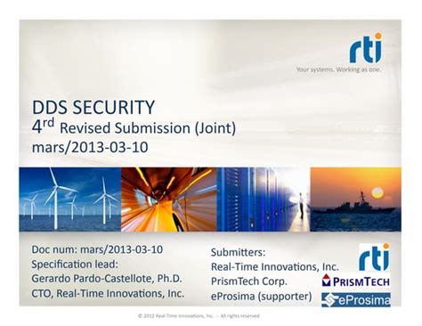 Omg Dds Security 4th Revised Submission Ppt