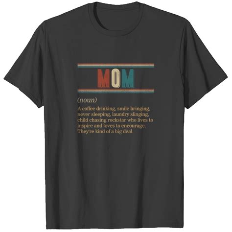 Mom T Shirts Vintage Mom Definition T Shirts Sold By The Blissful