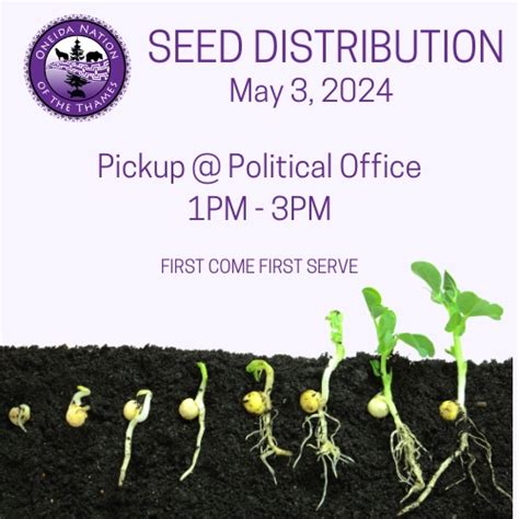 Seed Distribution Oneida Nation Of The Thames