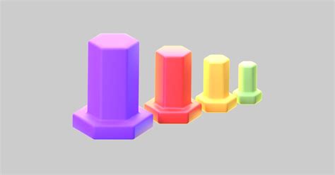 Colorful Bar Graph Elements 3d Incl Business And Data Envato