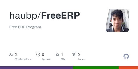 Github Haubpfreeerp Free Erp Program