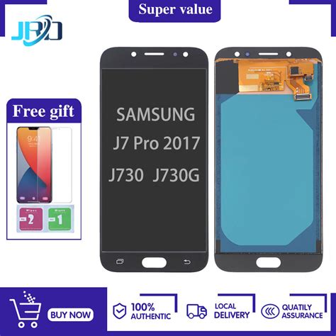 For SAMSUNG J7 Pro 2017 SM J730 J730G LCD Screen Replacement Display Touch Component Digitizer