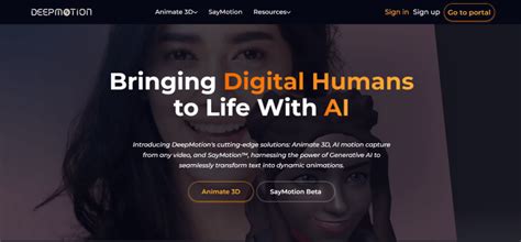 Deepmotion 3d Animation And Ai Motion Capture