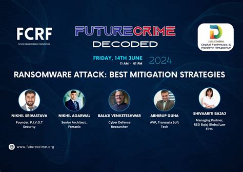 Future Crime Research Foundation Hosts Webinar On Top Ransomware