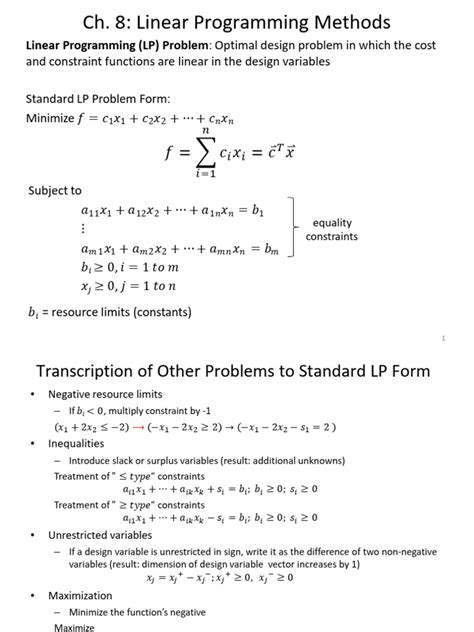 Week 9 Pdf Linear Programming Mathematical Optimization