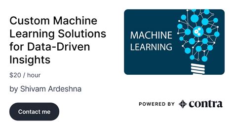 Custom Machine Learning Solutions For Data Driven Insights By Shivam