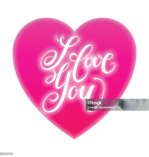 당신을 사랑해요 서 예와 발렌타인 데이 인사말 카드입니다 손으로 그린 디자인 요소입니다 현대 브러쉬 글자를 손으로 낮에 대한 스톡 벡터 아트 및 기타 이미지 Istock