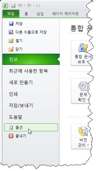 can computer and network tips [excel 2010] 리본 메뉴에 개발 도구 탭 표시하기