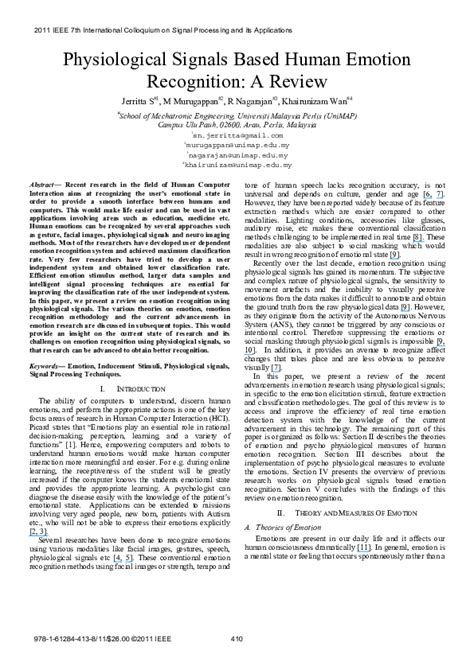 Physiological Signals Based Human Emotion Recognition A Review