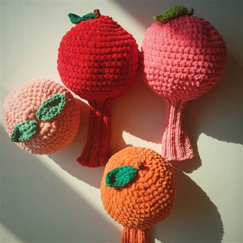 🍎 과일 손뜨개 골프 드라이버커버 우드커버 아이디어스