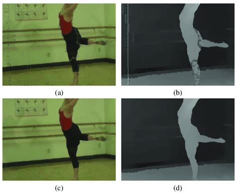 examples of depth map processing method a b enlarged integrated