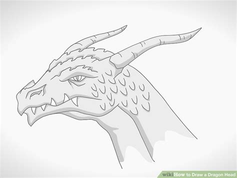 How To Draw A Dragon Head With Pictures WikiHow How To Draw A Dragon Head With Pictures WikiHow