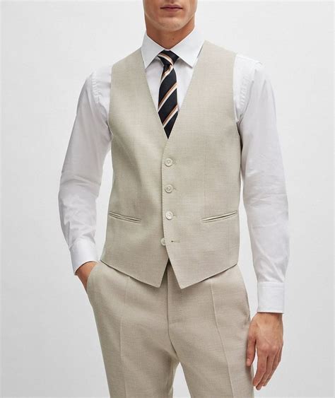 Boss Hopsack Weave Wool Blend Suit Suits Harry Rosen