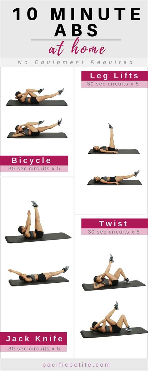 Flat Tummy Exercises At Home