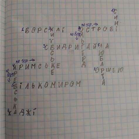 кросворд на тему велике князівство литовське Школьные Знания Com