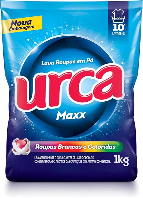 Lava Roupas Pó Maxx Sachê 1 Kg Urca Azul Médio Br