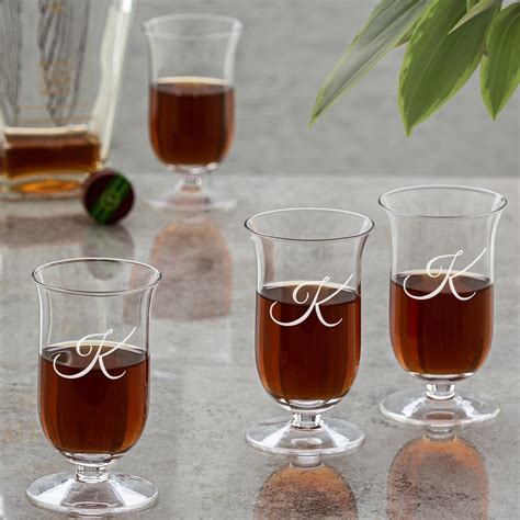 Monogrammed Cocktail Glasses And Sets