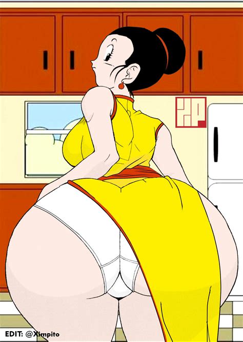Rule 34 Ass Big Ass Chichi Dragon Ball Dragon Ball Z Dress Edit Milf