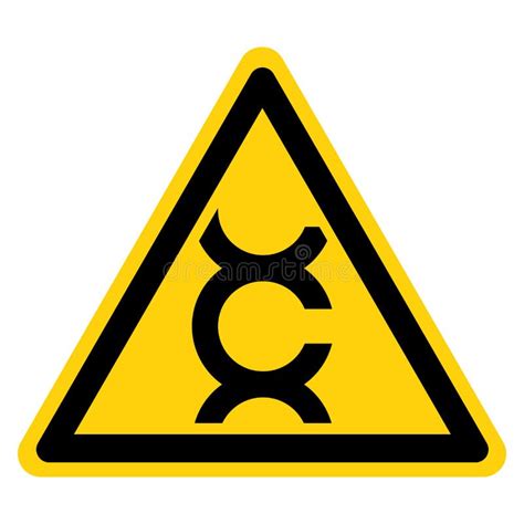 Warning Carcinogen Symbol Sign Vector Illustration Isolate On White