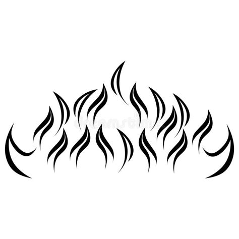 Fire Flame Logo Template Vector Stock Vector Illustration Of Vector