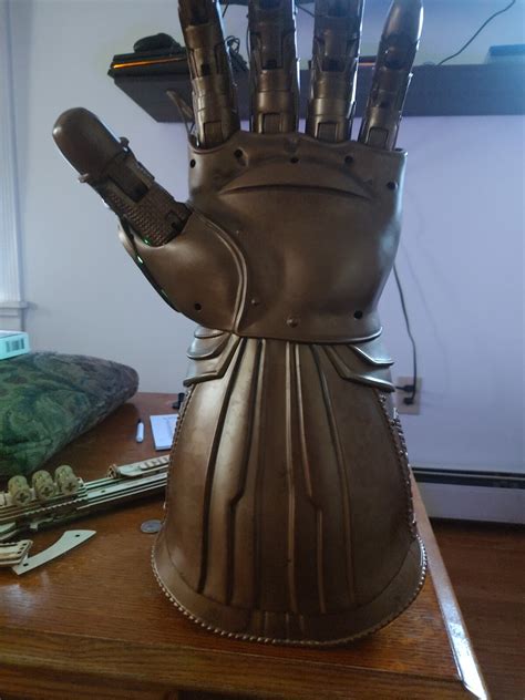 Thanos Infinity Gauntlet Led Cosplay Glove Avengers I… Gem