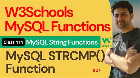 Mysql Functions Mysql String Functions Mysql Strcmp Function 27 111 W3schools Sql