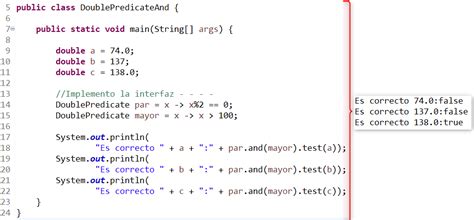Java 8 Interfaz Funcional Doublepredicate
