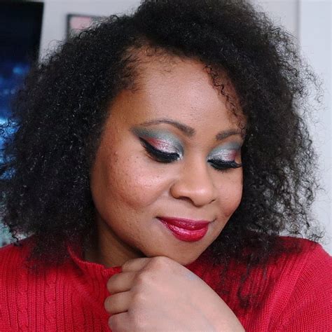 Red Eyeshadow Dark Skin