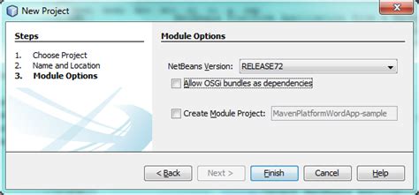 Netbeans Platform Quick Start Using Maven
