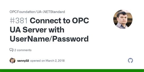 Connect To OPC UA Server With UserName Password Issue 381