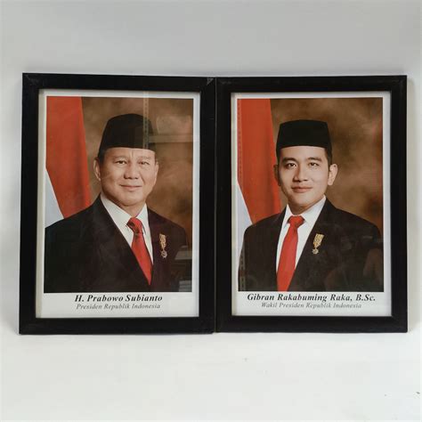 Jual BINGKAI RS CETAK POSTER PRESIDEN DAN WAKIL PRESIDEN INDONESIA PRABOWO GIBRAN Shopee