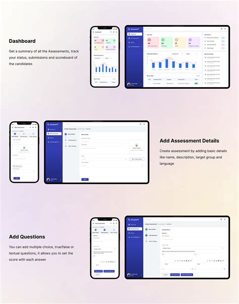 Assessment Platform Behance