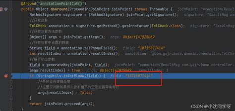 Aop切面动态获取方法参数并回写标识java切面获取参数 Csdn博客