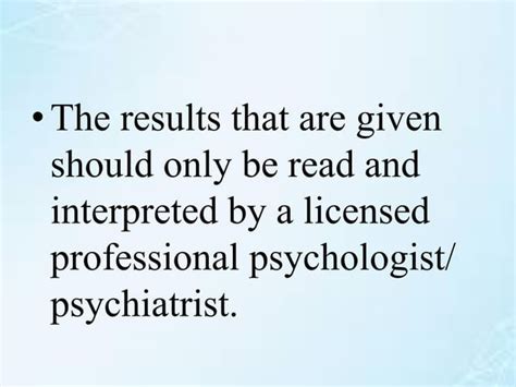 Projective Personality Test Powerpointpdf