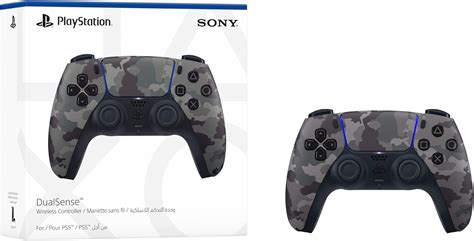 Playstation 5 Dualsense Wireless Controller Grey Camouflage Amazon