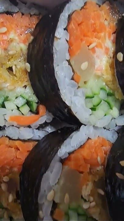 새우튀김 김밥바르다 김선생 김밥 Youtube