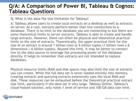 A Comparison Of Power Bi Tableau And Cognos Ppt
